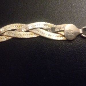 925 Sterling Silver | Jewelry | Vintage Braided 925 Bracelet | Poshmark